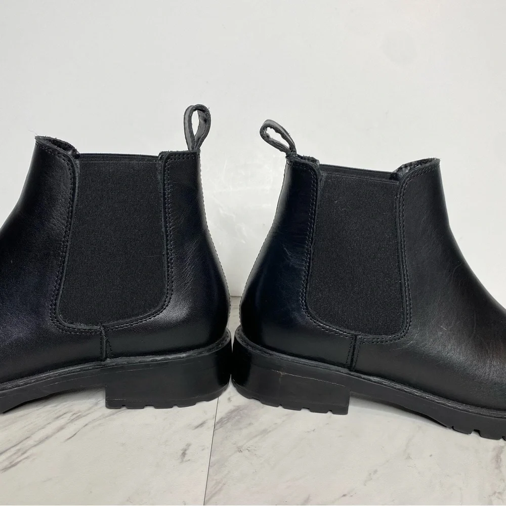 Steve Madden | Shoes | Steve Madden Leopold Chelsea Black Leather ...